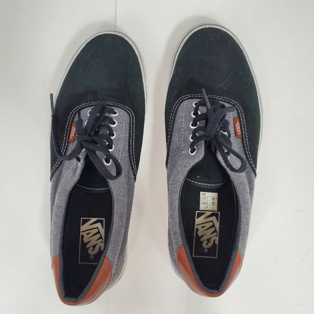 Vans Low Profile Era 59 Chambray Black And Gray Skate… - Gem
